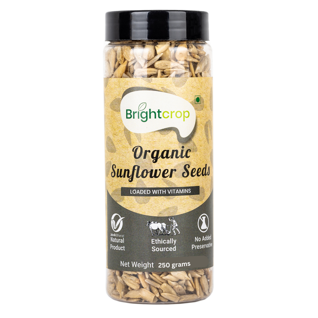 Sunflower Seeds (250 GMS Pack) – Brightcrop Agro