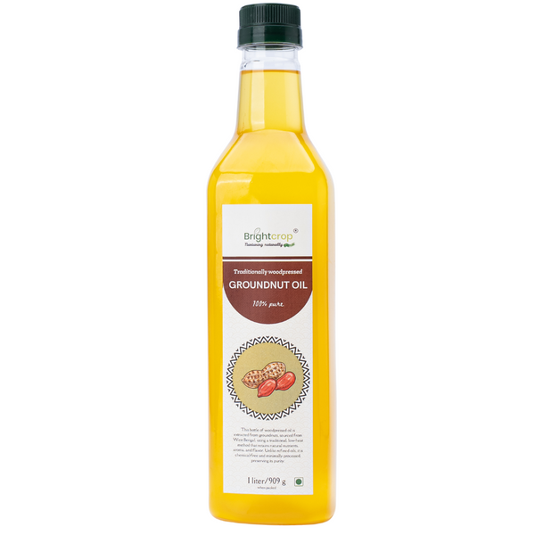 Groundnut oil (1 liter bottle) – Brightcrop Agro